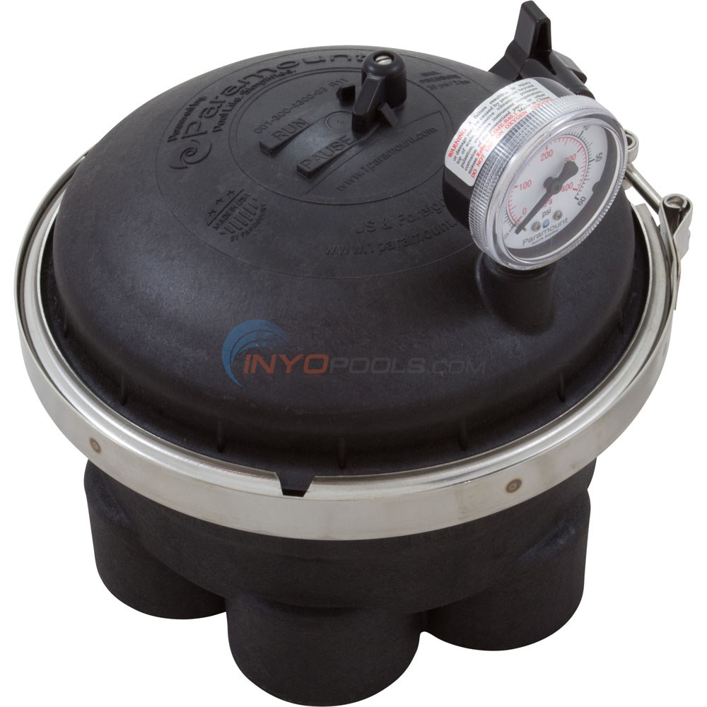 Complete Water Valve 6 Port 2" Black, Paramount (004-302-4184-03 ...