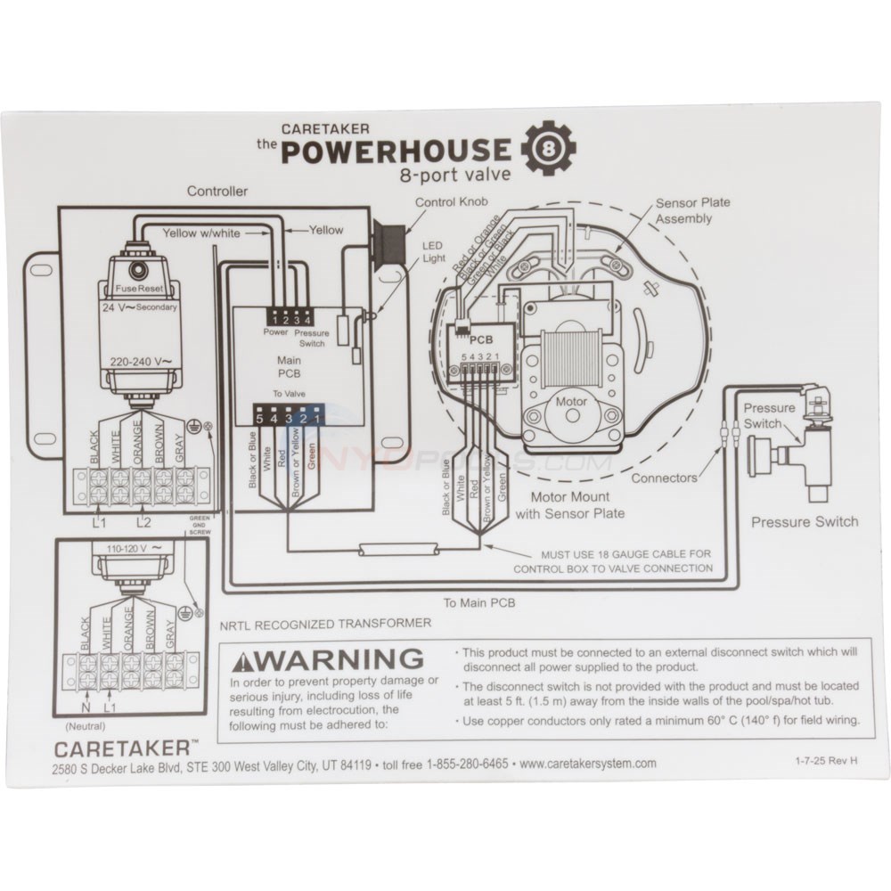 Zodiac® Caretaker® UltraFlex® 1 Motor & PCB Upgrade Kit - R0856400 ...