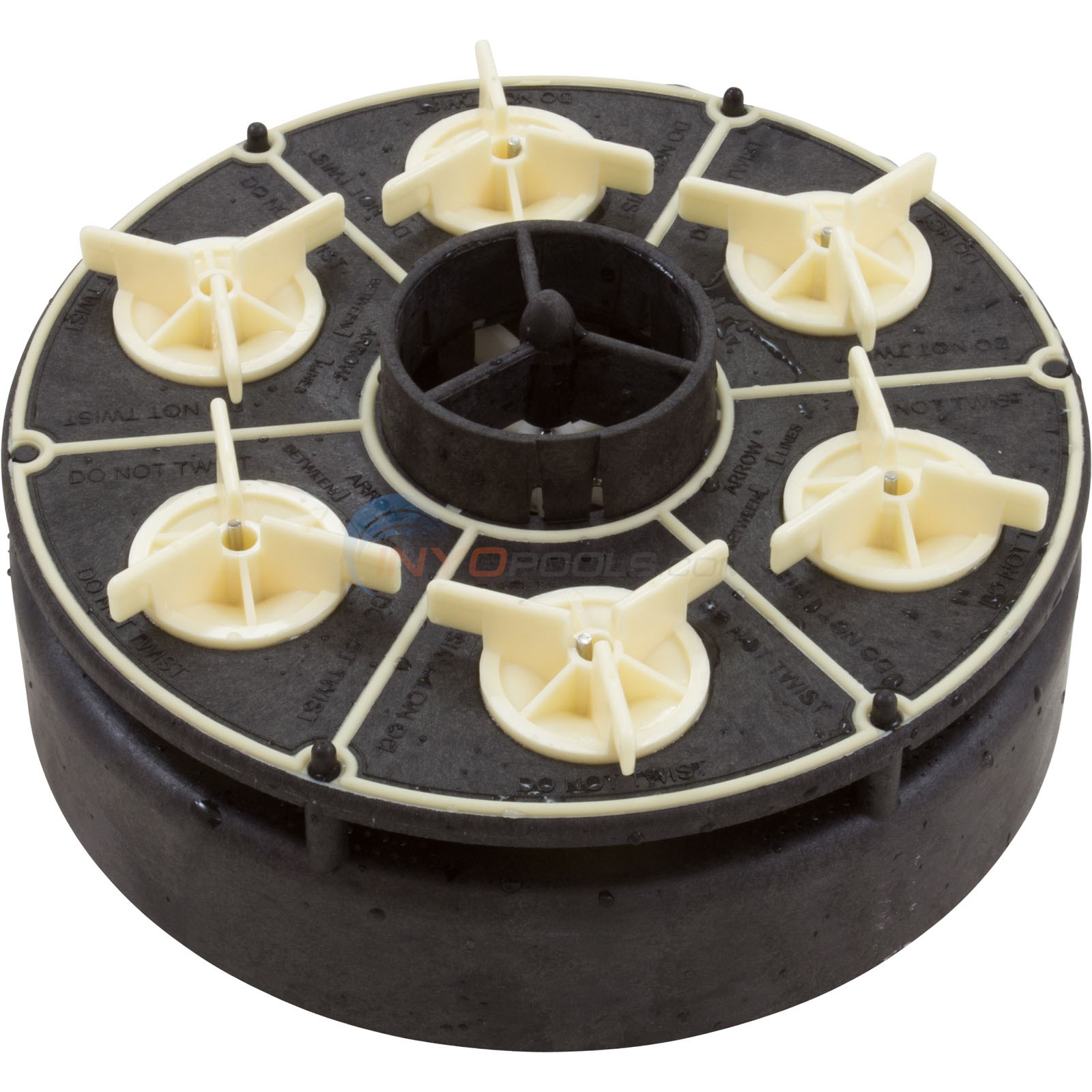 Paramount 6 Port In-Floor Pool Cleaner Water Valve Module with O-Ring ...
