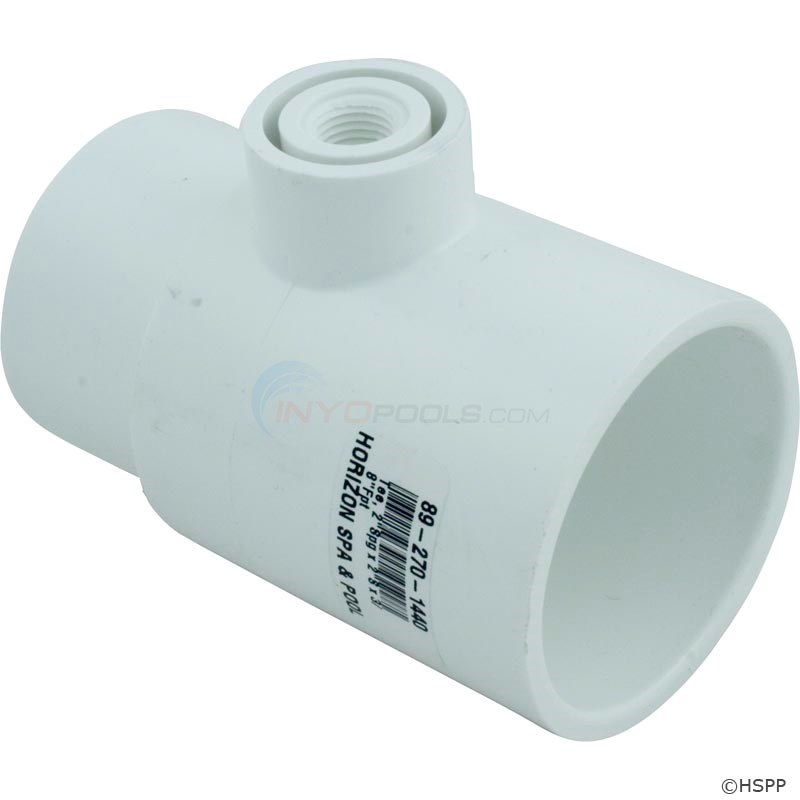 Waterway Tee 2" S X 2" Spg X 3x8" Air Bleed (413-2180) - INYOPools.com