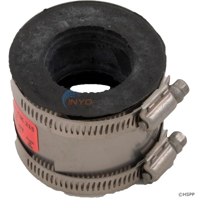 No Hub Coupling 2" PVC to 1.5" Copper/1.25" PVC - INYOPools.com