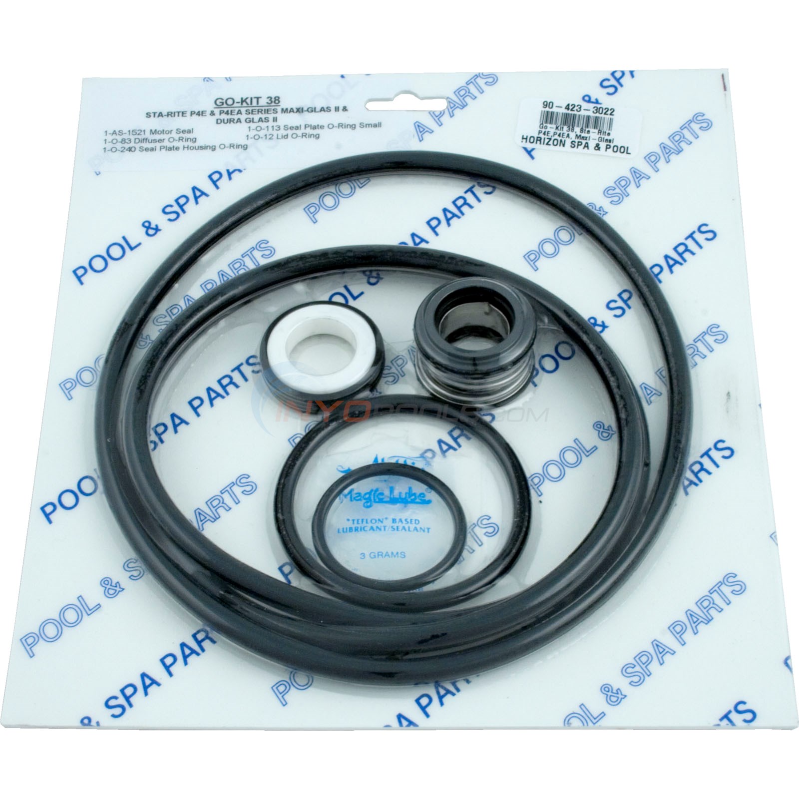 Sta-Rite Dura-Glas II and Max-E-Glass II Pool Pump Seal Kit - GOKIT38 ...