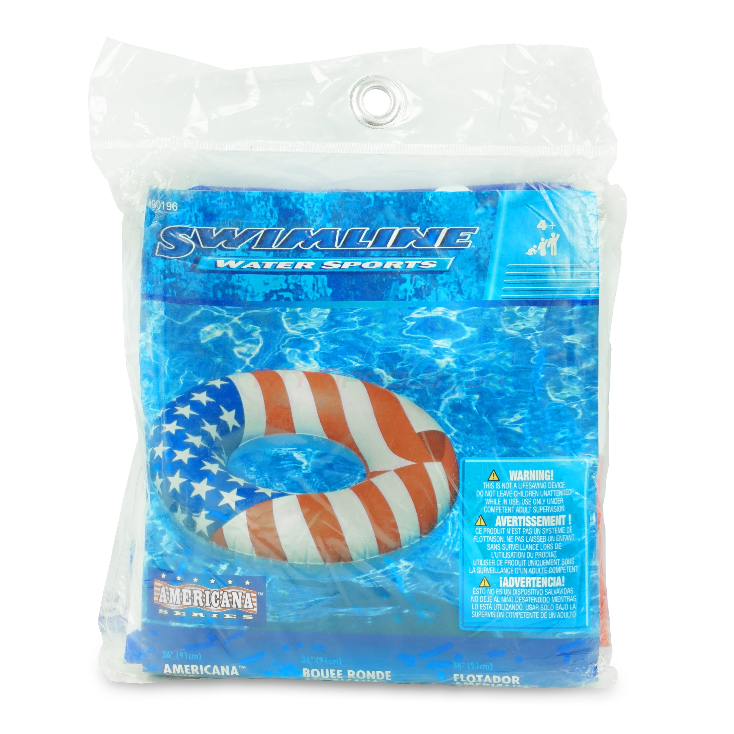 Swimline 36" Americana Graphic Print Ring - Stars And Stripes Pattern ...
