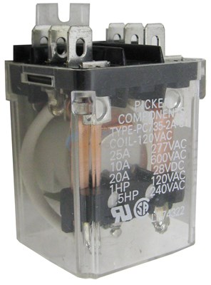 Spa Parts Plus Relay, 25amp (pc735-2a-c1-ac120) Ltd Qty - INYOPools.com