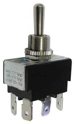 Switch,toggle, Dpdt-center Off 20a Necon (tg2-2) - 5-40-0006 ...