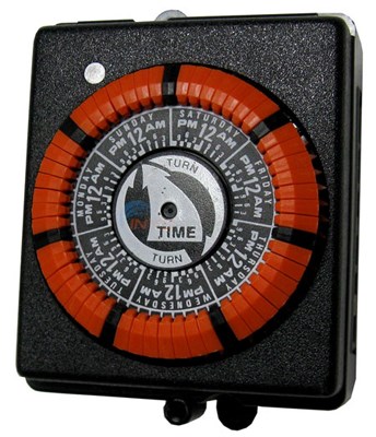 Intermatic Timer, Panel Mount-7day 120v (pb873-red) - INYOPools.com