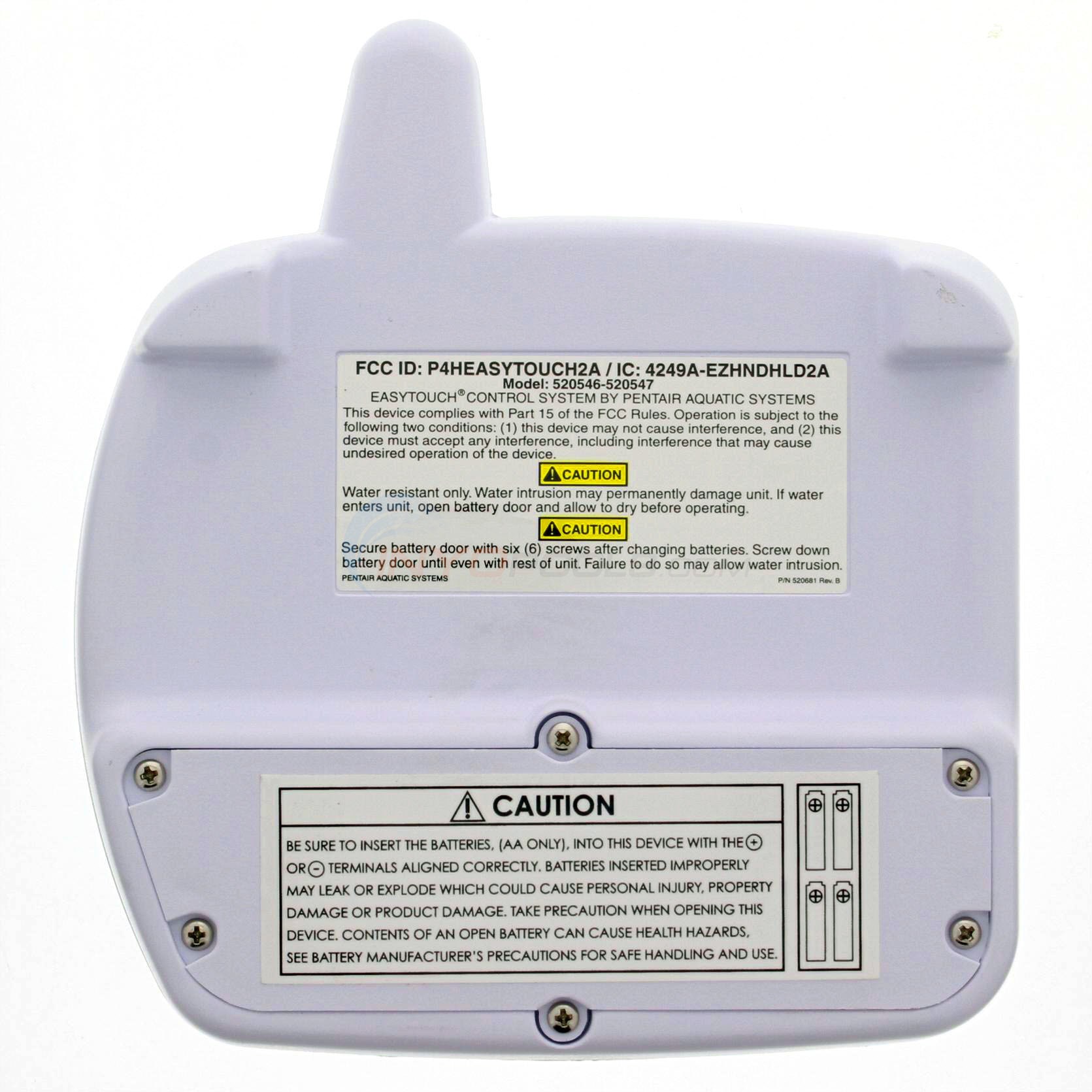 Pentair® EasyTouch® Wireless Remote - 8 Auxiliary Circuits - 520692 ...