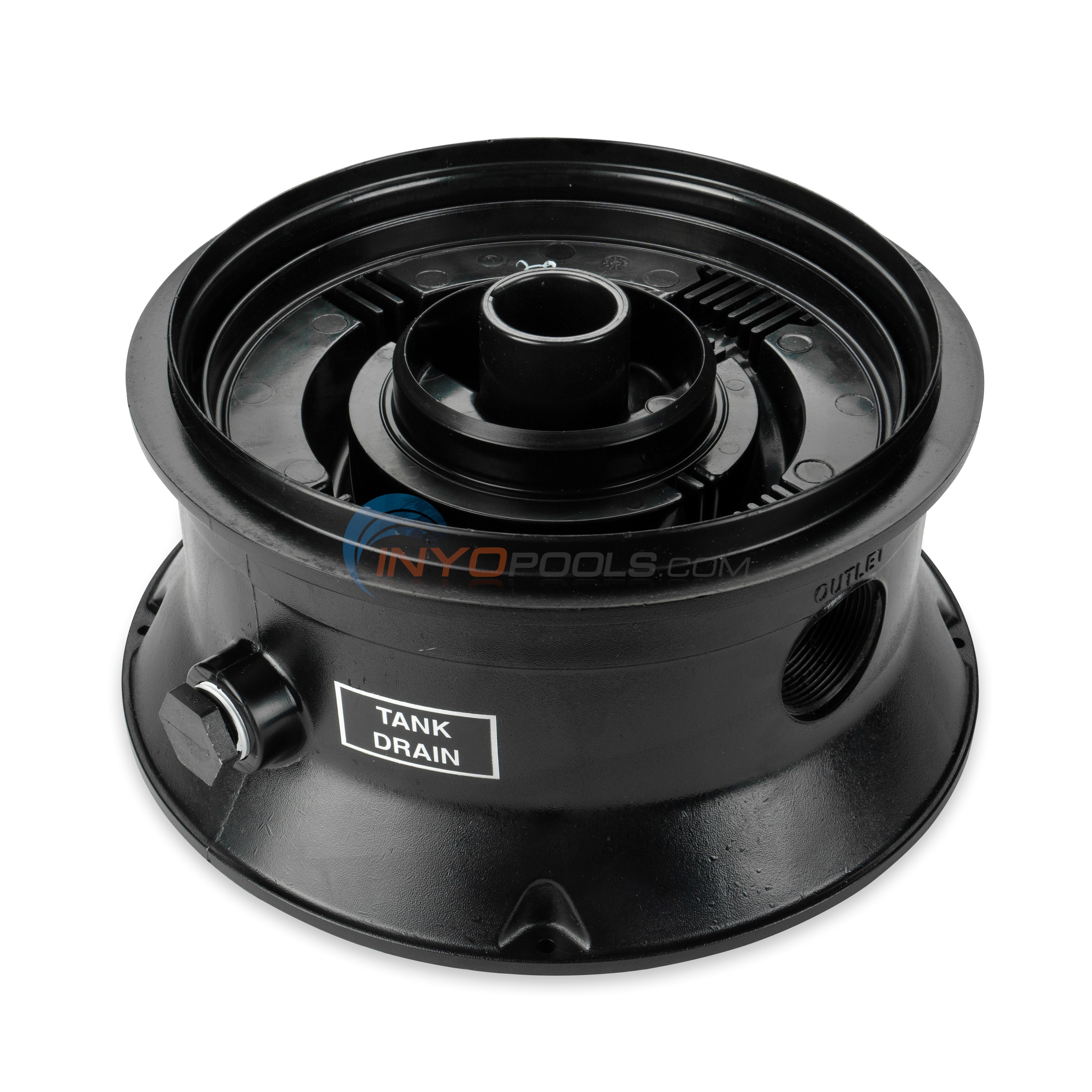 Pentair Sta-Rite Posi-Flo II Filter Base With Pipe Plugs - WC104-78P ...