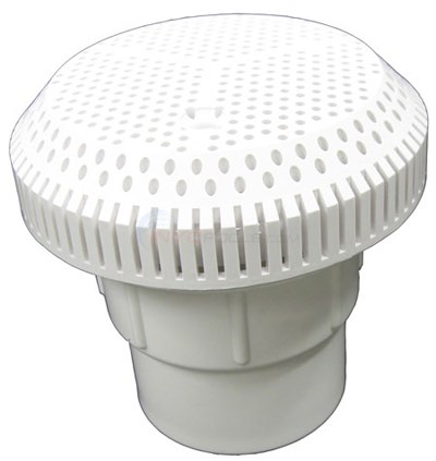 Suction, Wall Assy W/grate (10-6100) - 10-6800WHT - INYOPools.com