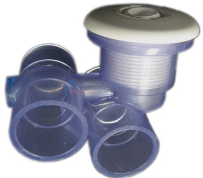 Spa Parts Plus Micro Jet Assy (10-5200) - 10-5200WHT - INYOPools.com