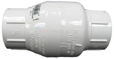Flo Control Valve, Check 1 1/2" Swing (1520-15-white) - INYOPools.com