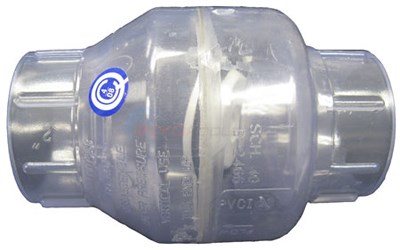 Flo Control Check Valve 2 Slip Swing Clear (1520c-20) - INYOPools.com
