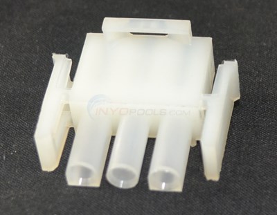 Spa Parts Plus Amp, 3 Pin Male Plug White (1-480700) - INYOPools.com
