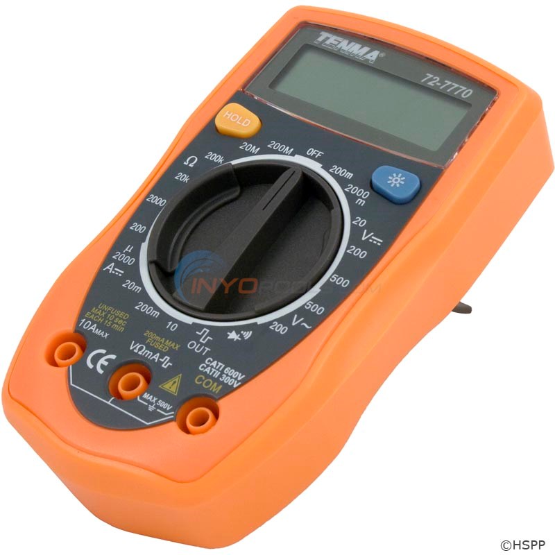 Digital Multimeter W/Leads (DM-2) - INYOPools.com