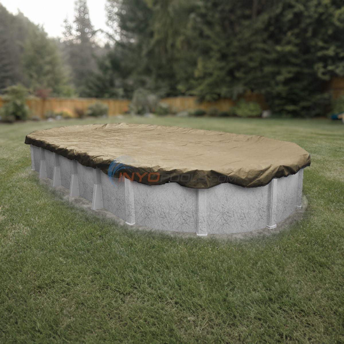 Winter Cover for 16 ft x 32 ft Oval Above Ground Pool - 20 Year ...