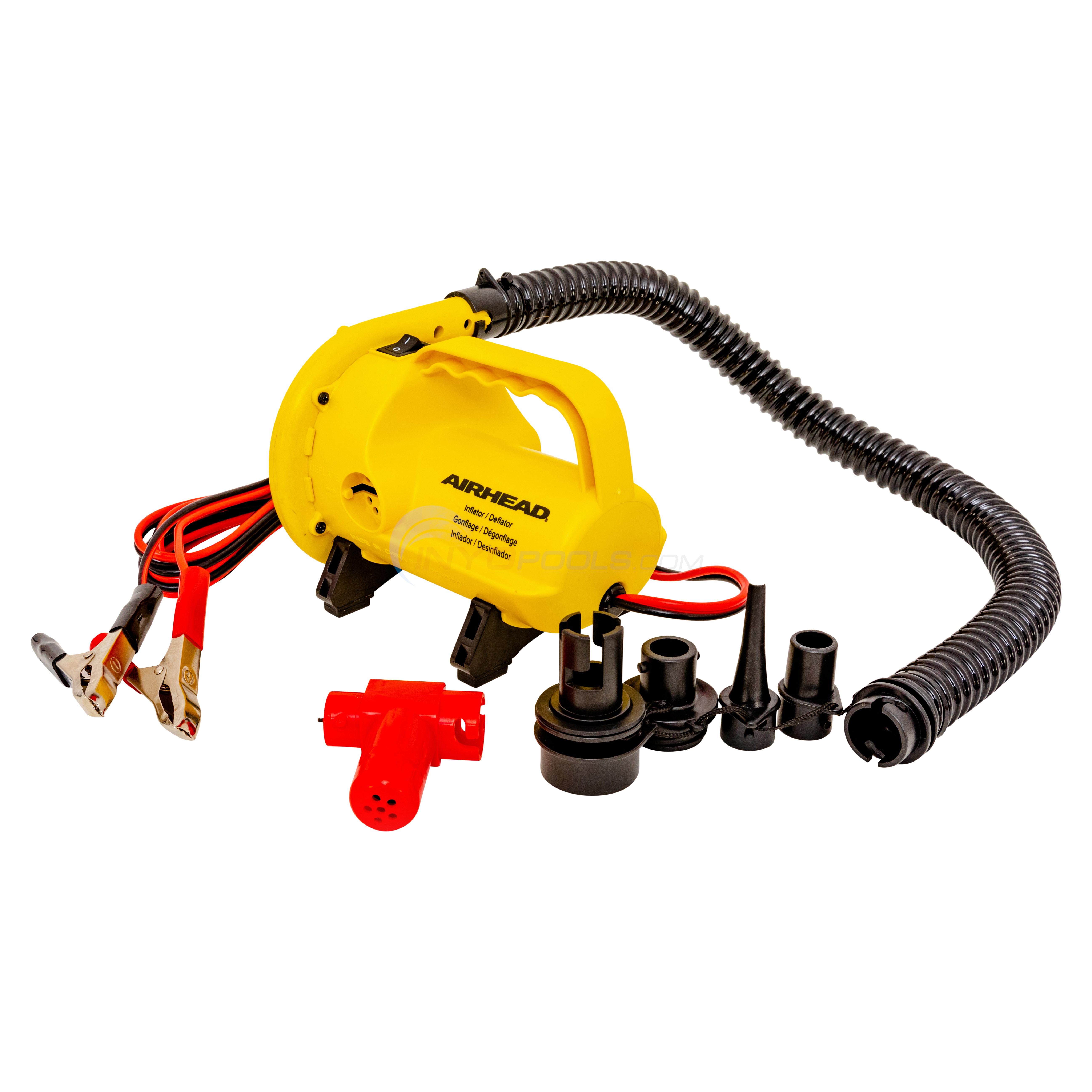 Airhead Towable Pump 12-Volt, with Alligator Clips - INYOPools.com
