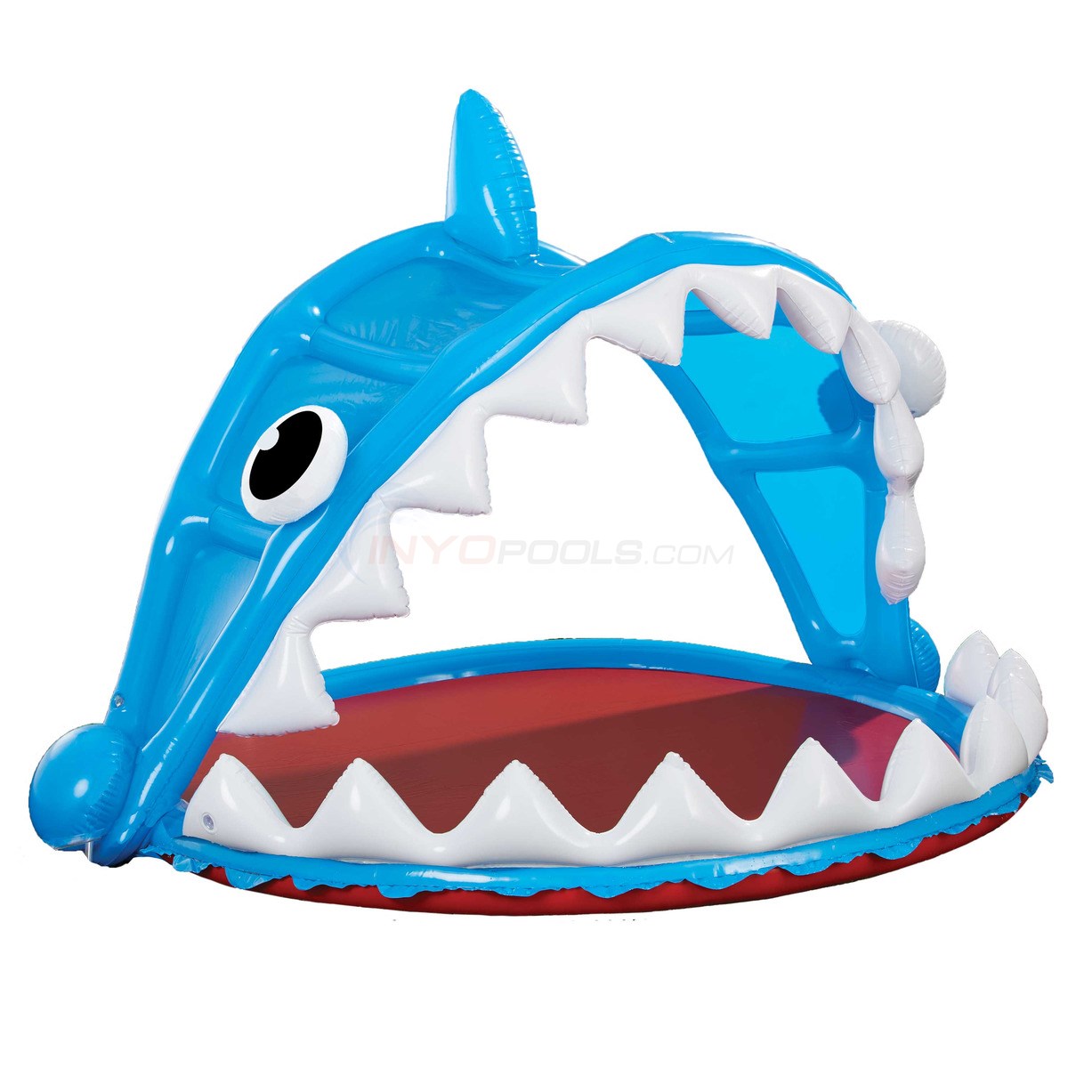 Aqua Leisure Mega Shark Sprinkler Shade-N-Play Splash Mat - INYOPools.com