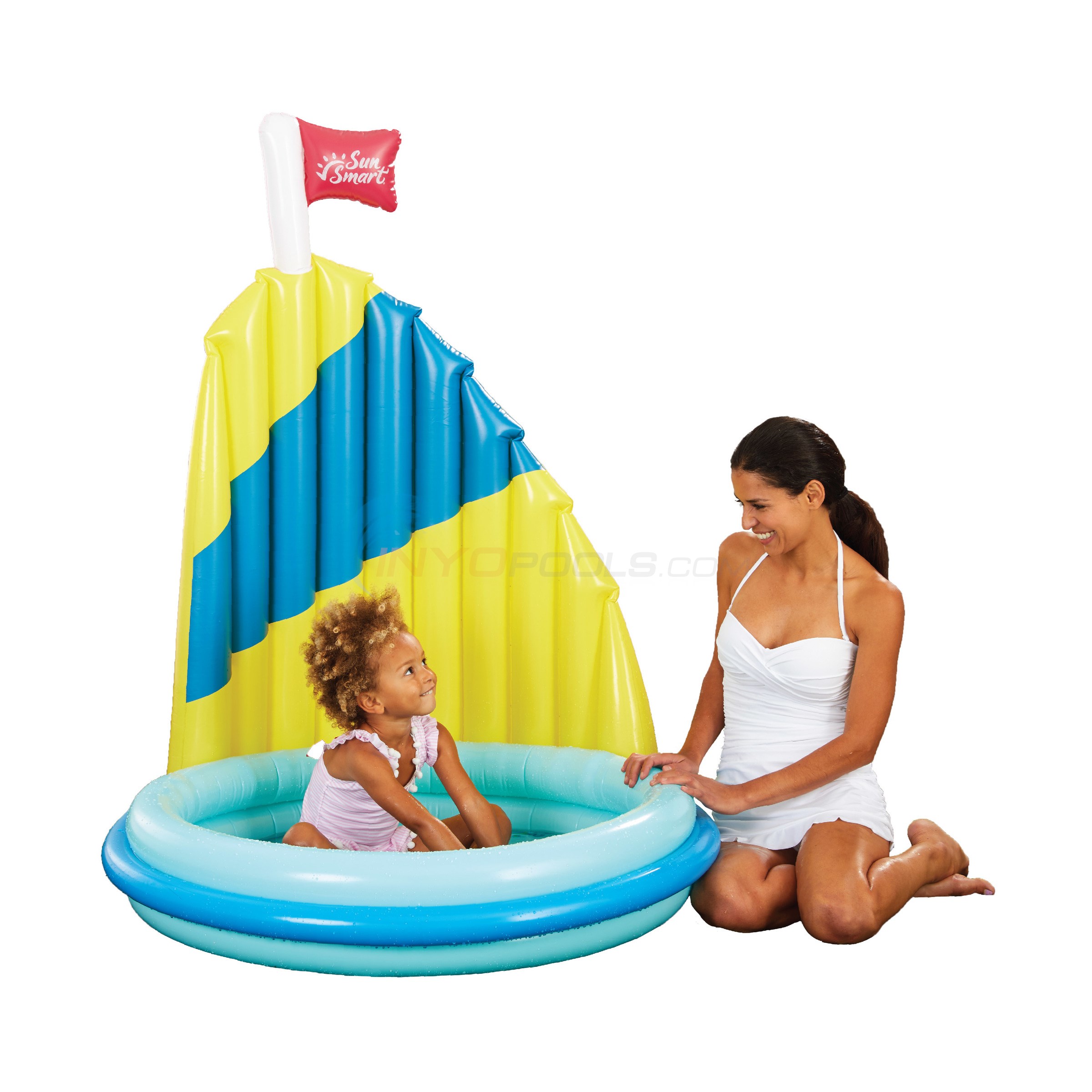 Aqua Leisure Splash-n-Play Sailboat Pool - AZP15998 - INYOPools.com