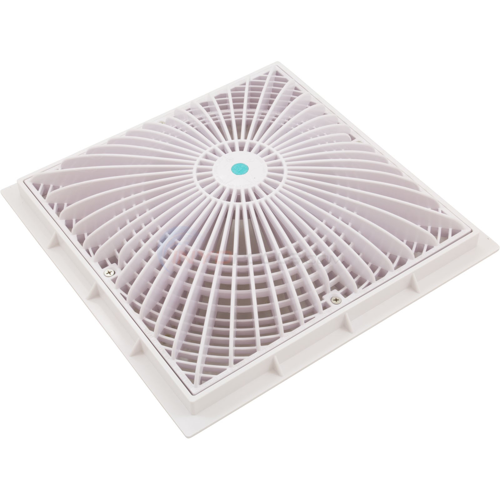 Cover, Aquastar MoFlo, 12" Square, w/ Frame, White - 12MF101 ...