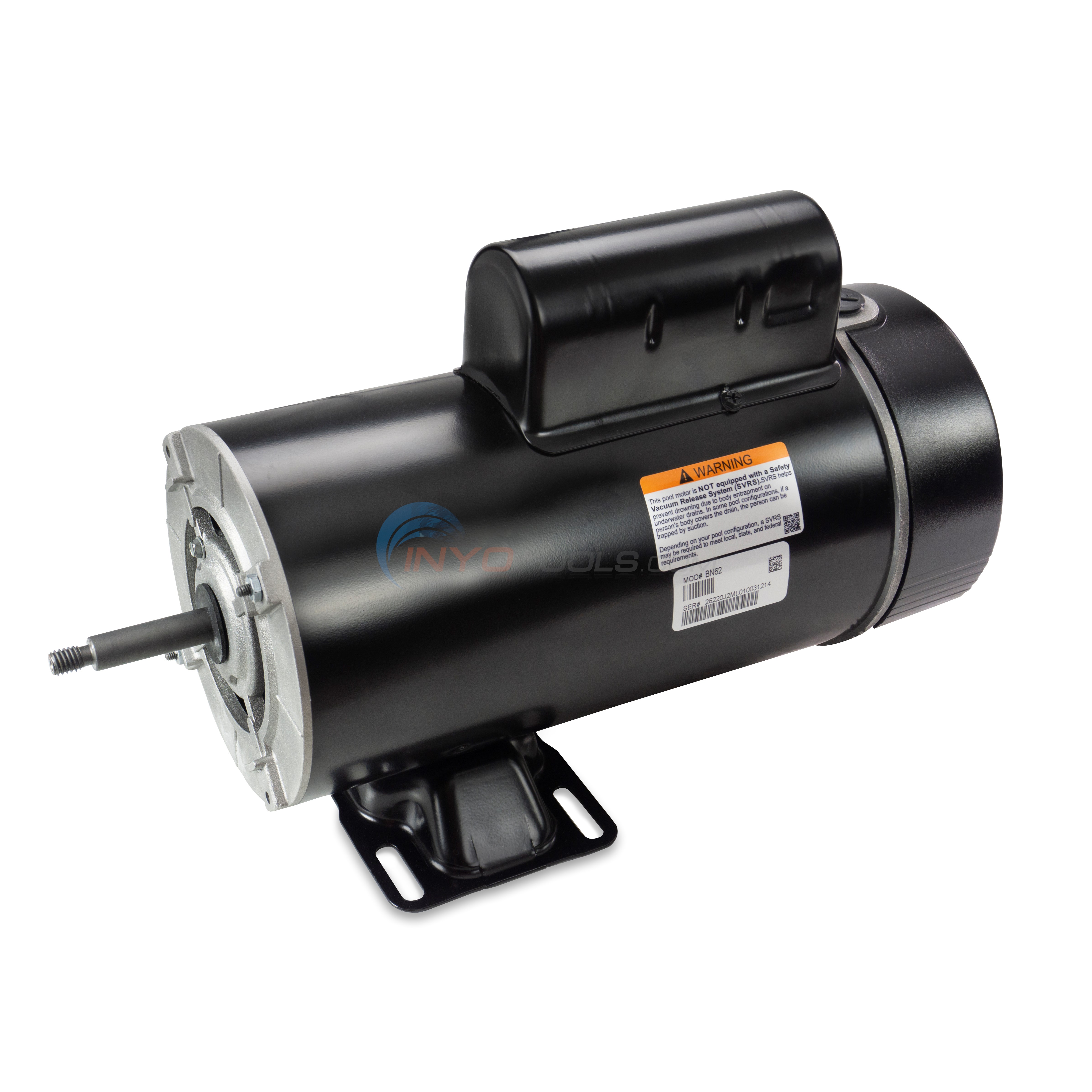 Century (A.O. Smith) 3.0 HP Up Rate Low Amps Motor, Thru Bolt Motor ...