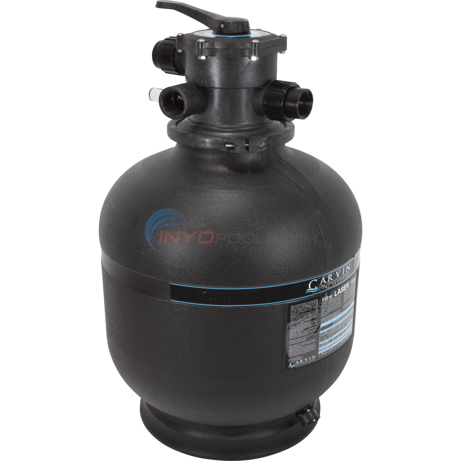 Laser Sand Filter, Top Mount, L225-7C, 22-1/2", 1-1/2" Valve ...