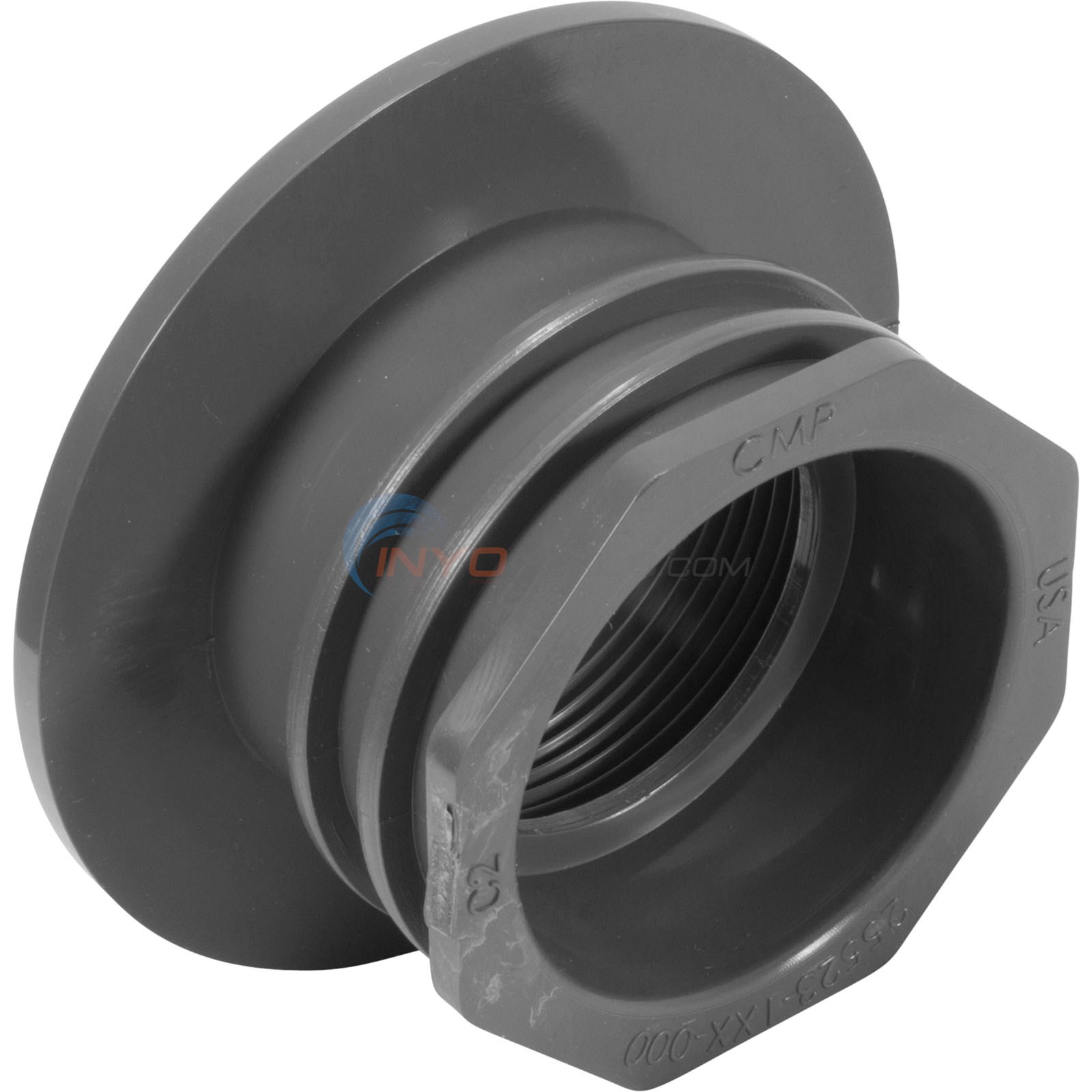 GUNITE I/O WALL RETURN FITTING WITH WATER STOPS 1.5" FIP X 1.5" SOCKET ...