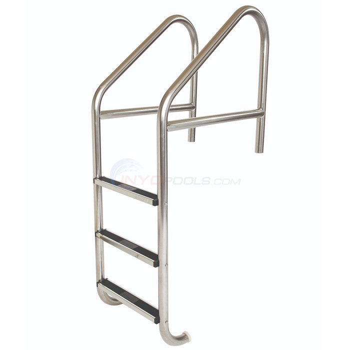 5 STEP 36" CROSS BRACE IG LADDER .065" TUBE STAINLESS STEPS - INYOPools.com