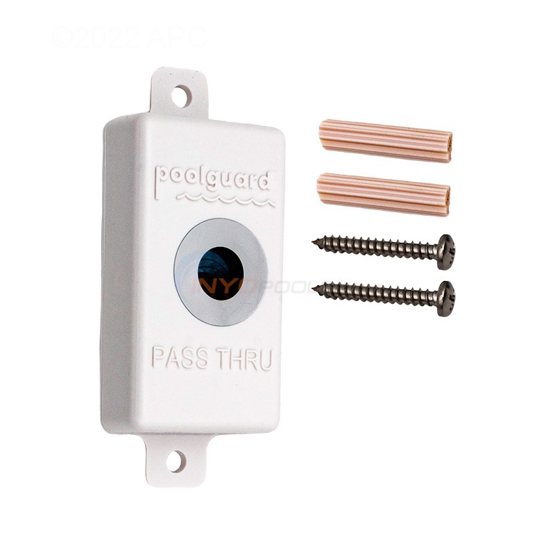 PoolGuard Immediate Safety Pool Door Alarm, White - DAPT-WT - INYOPools.com
