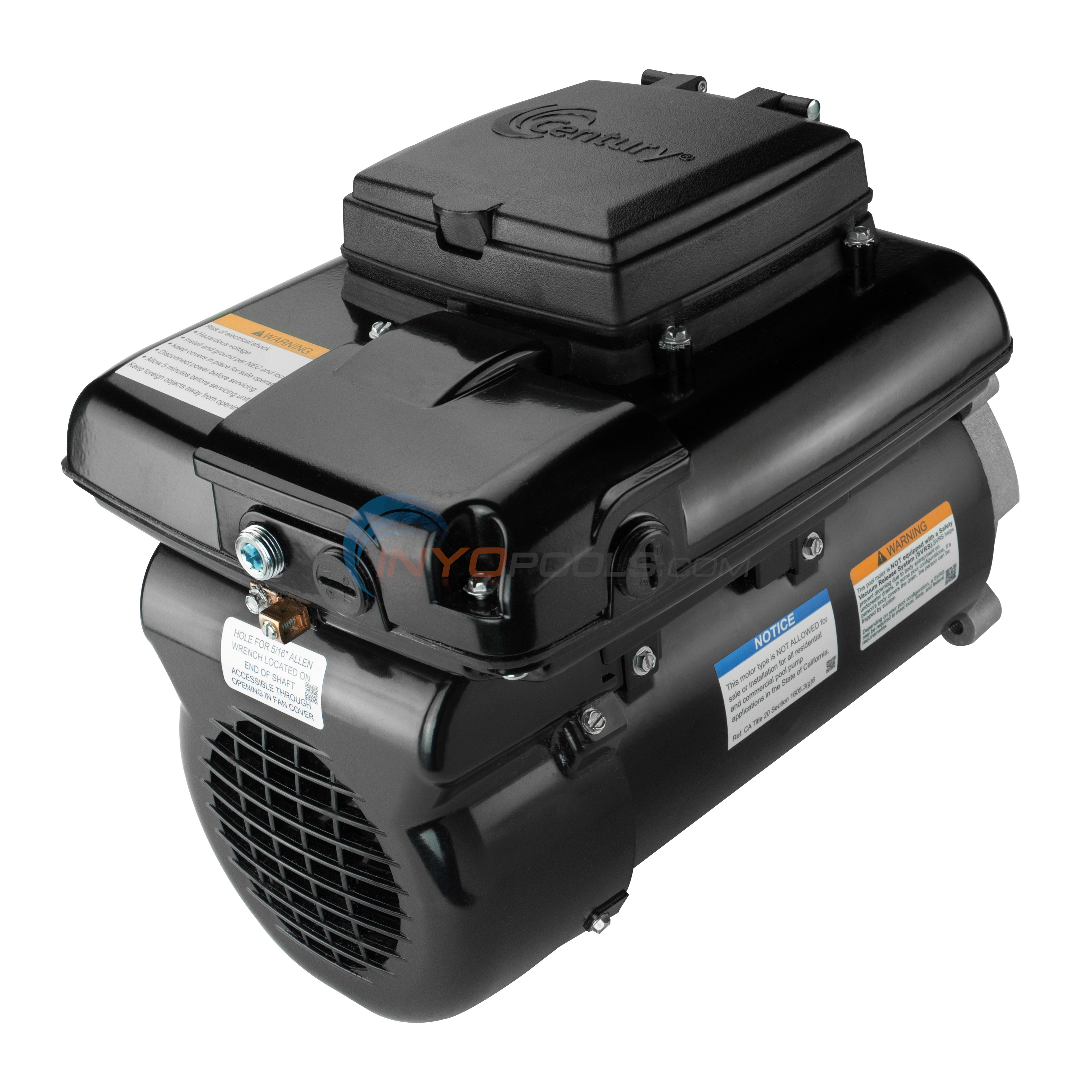 V-Green 2.7 HP Round Flange 56J Variable Speed Motor - ECM27CU ...