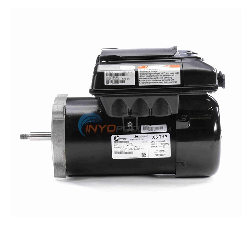 Century (A.O. Smith) V-Green .01-.85 HP Uprate VS Motor, C-Face, 56J ...