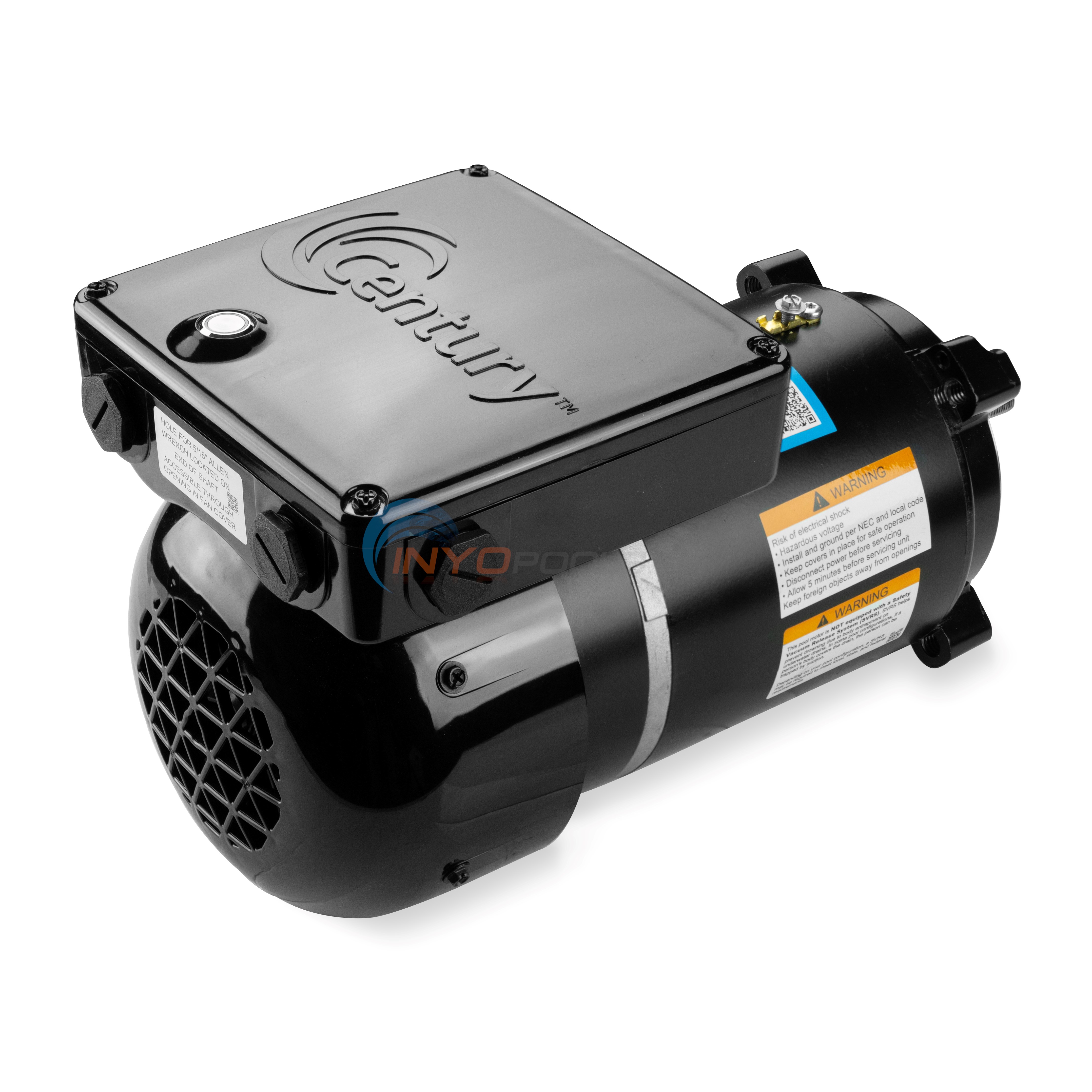 Century (A.O. Smith) V-Green EVO 1.65 HP Up Rate VS Motor, Round Flange ...