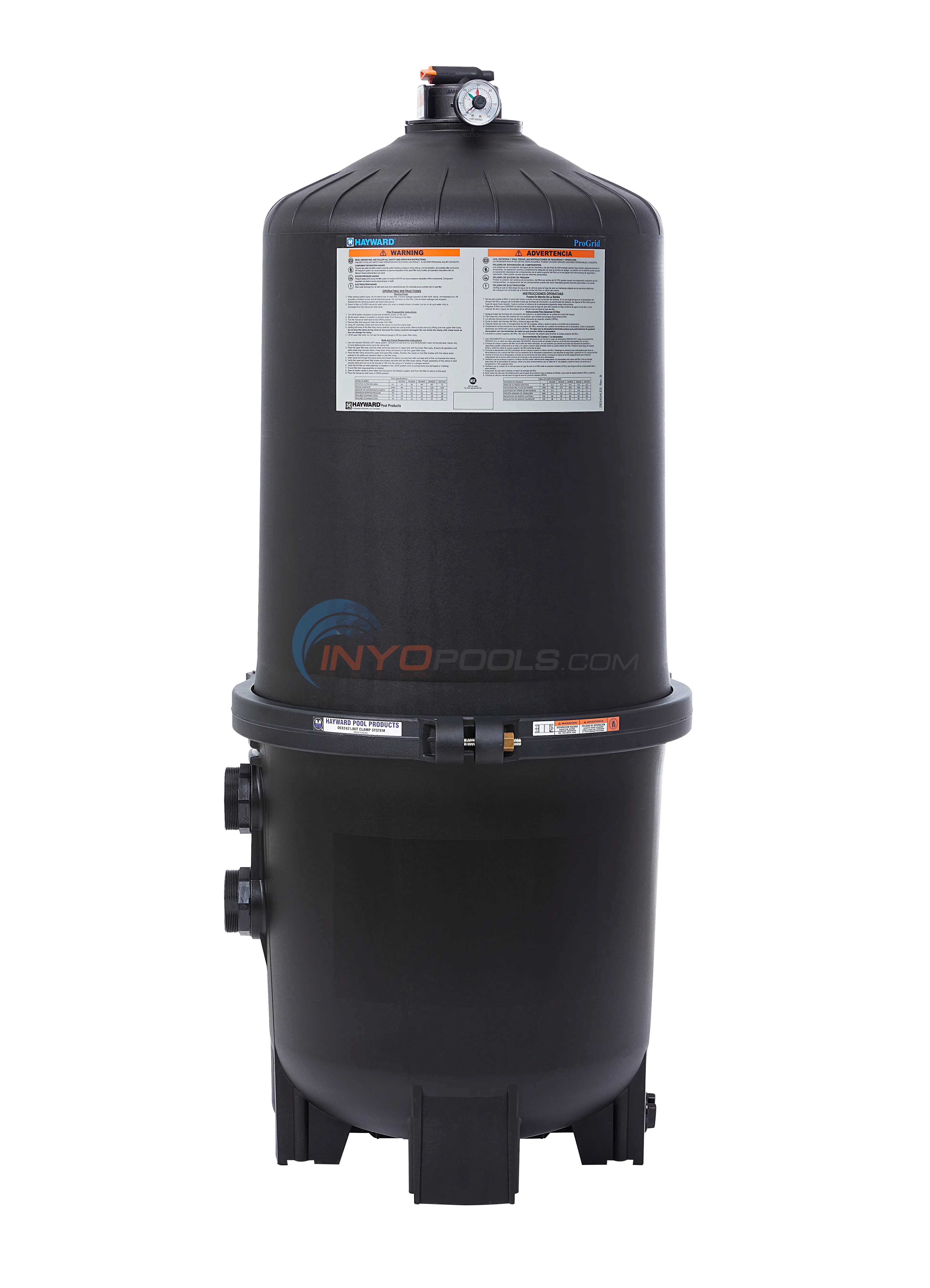 Hayward Vari-Flo Multiport Backwash Valve for DE Filter, 2" FPT ...