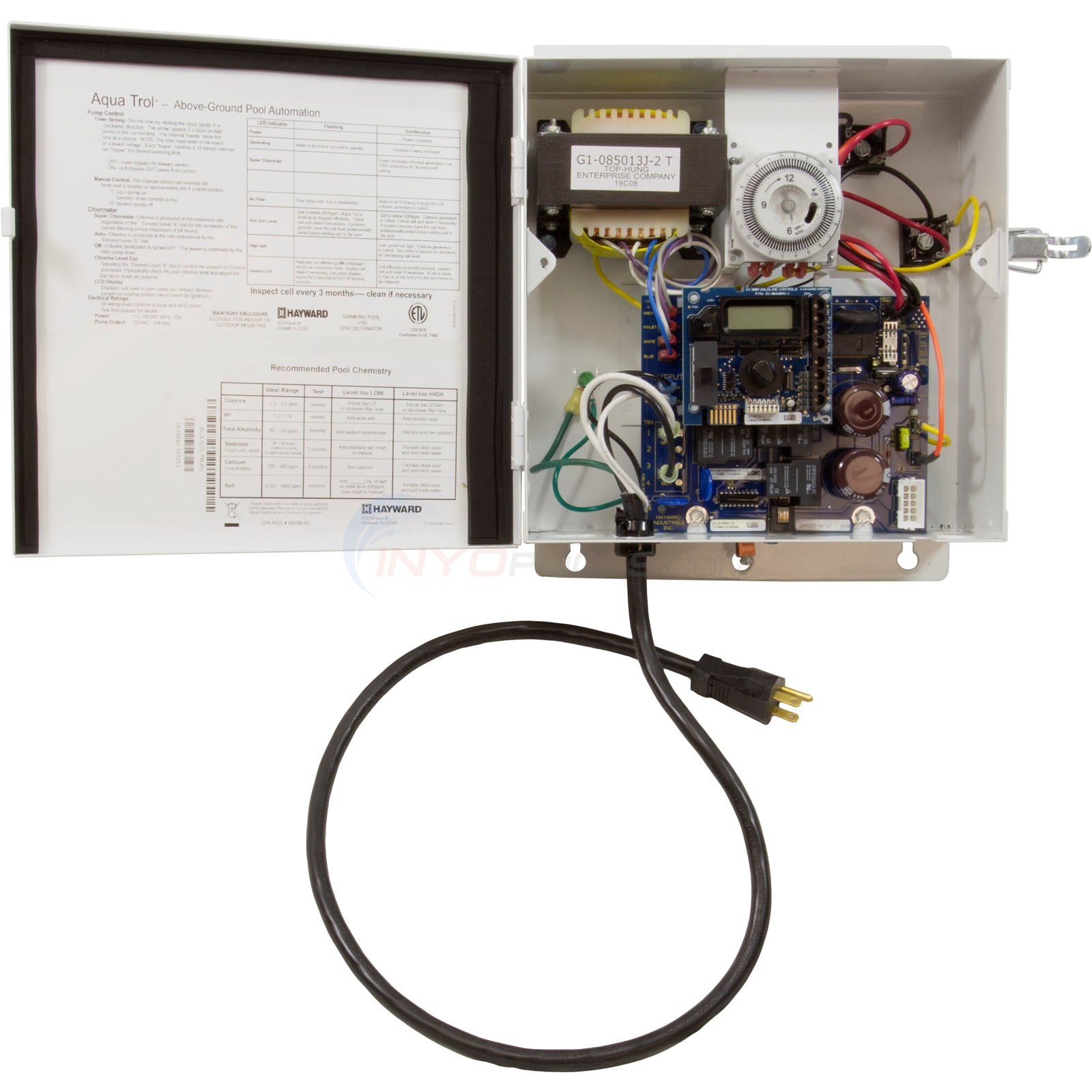 "control Unit, Aqua Trol - Rj, Straight Blade" - 2804-14 - INYOPools.com