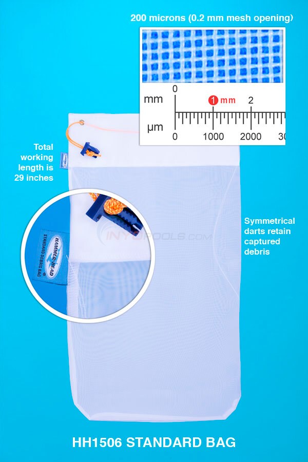 HammerHead Standard Mesh Bag with Cleat, 200 Microns - HH1506 ...