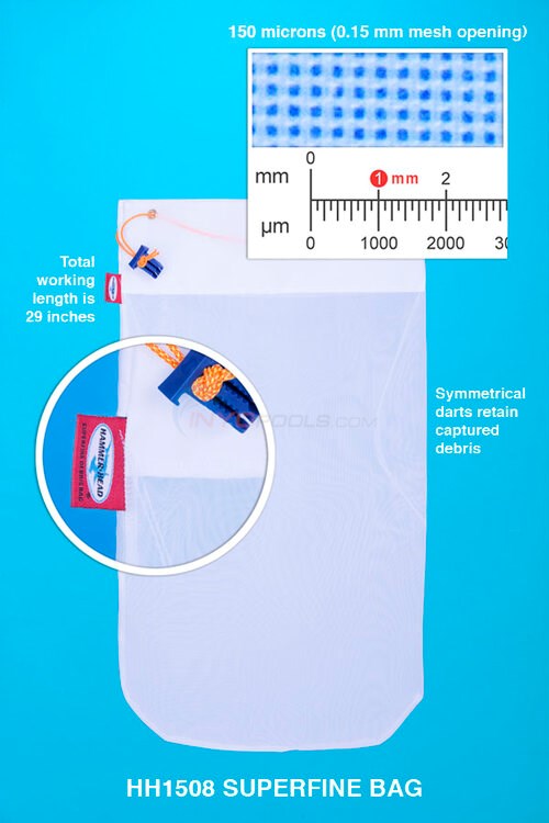 HammerHead Super Fine Bag Complete with Cleat, 150 Microns - HH1508 ...