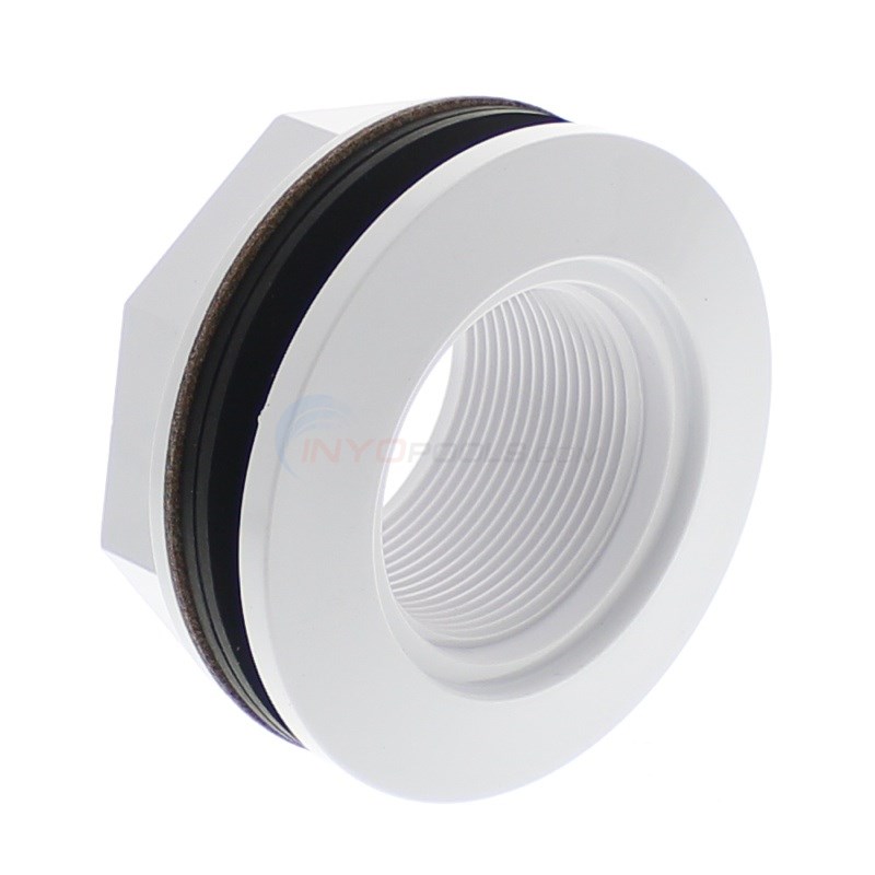 CMP Wall Fitting with Locknut & Gaskets, White - SP1023 - INYOPools.com