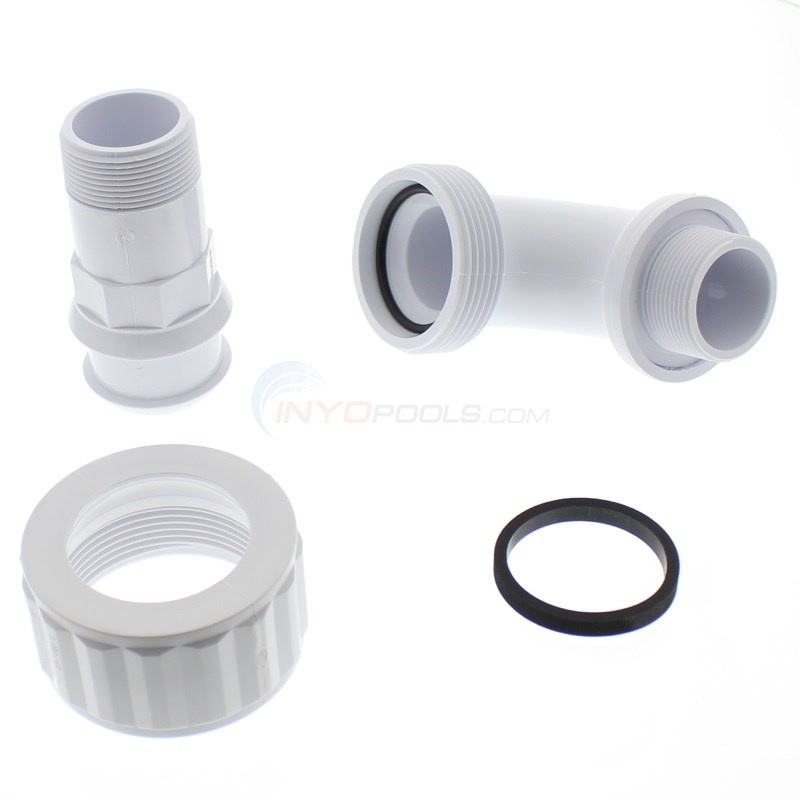 Generic 1-1/2" MIP x 1-1/2" MIP 90-Degree Union, Comparable to Hayward ...