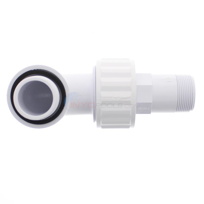 Generic 1-1/2" MIP x 1-1/2" MIP 90-Degree Union, Comparable to Hayward ...