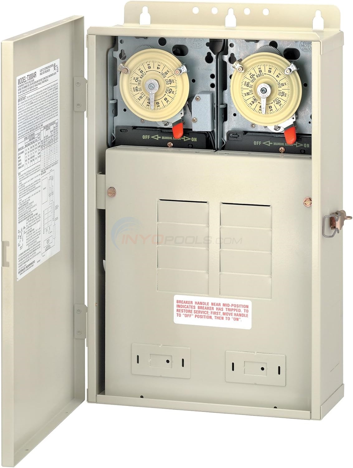 Intermatic 100 Amp Pool/Spa Control Panel w/ T104M201 and T104M ...