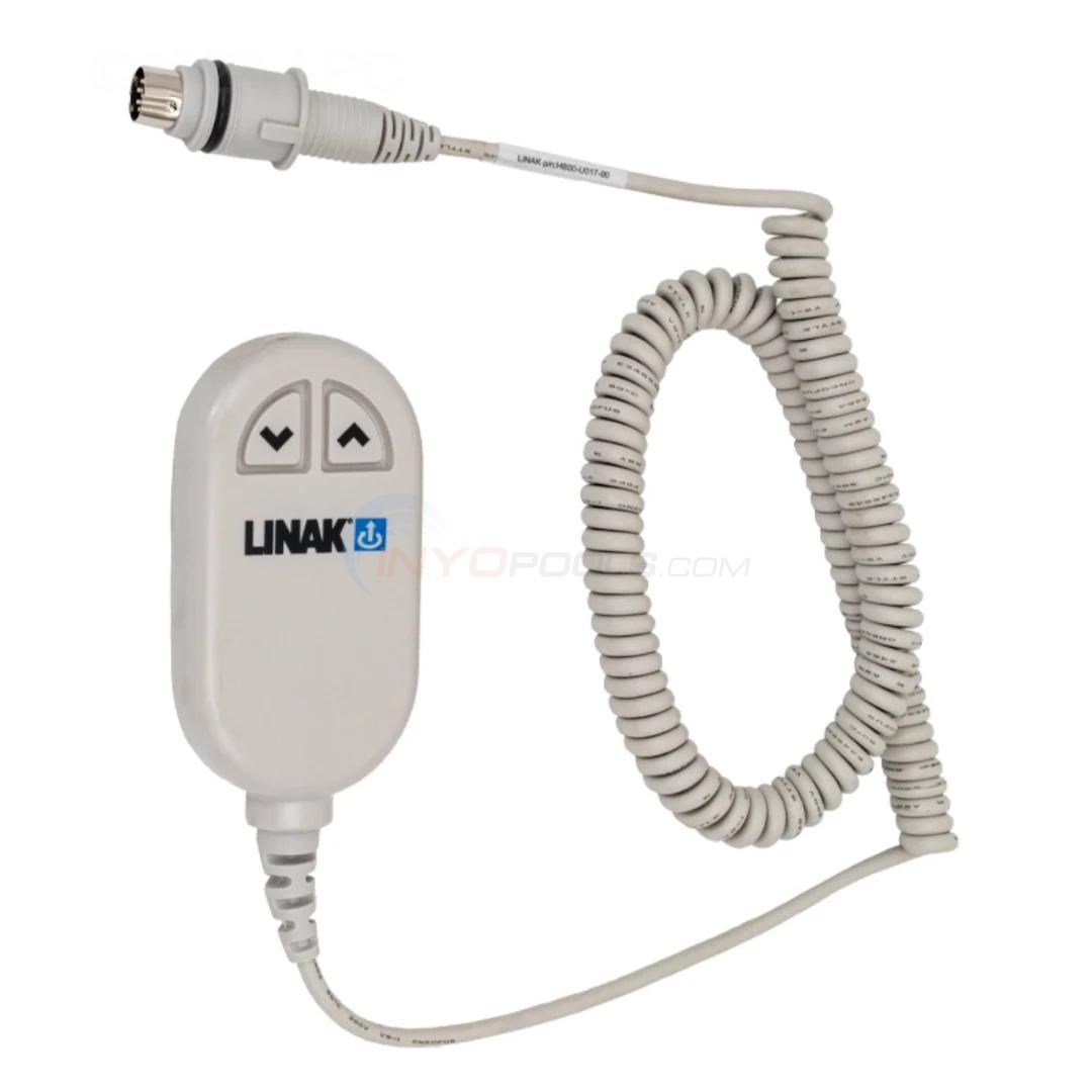 Aqua Creek REMOTE- 2 BUTTON LINAK-UP/DWN - HB00-U017 - INYOPools.com