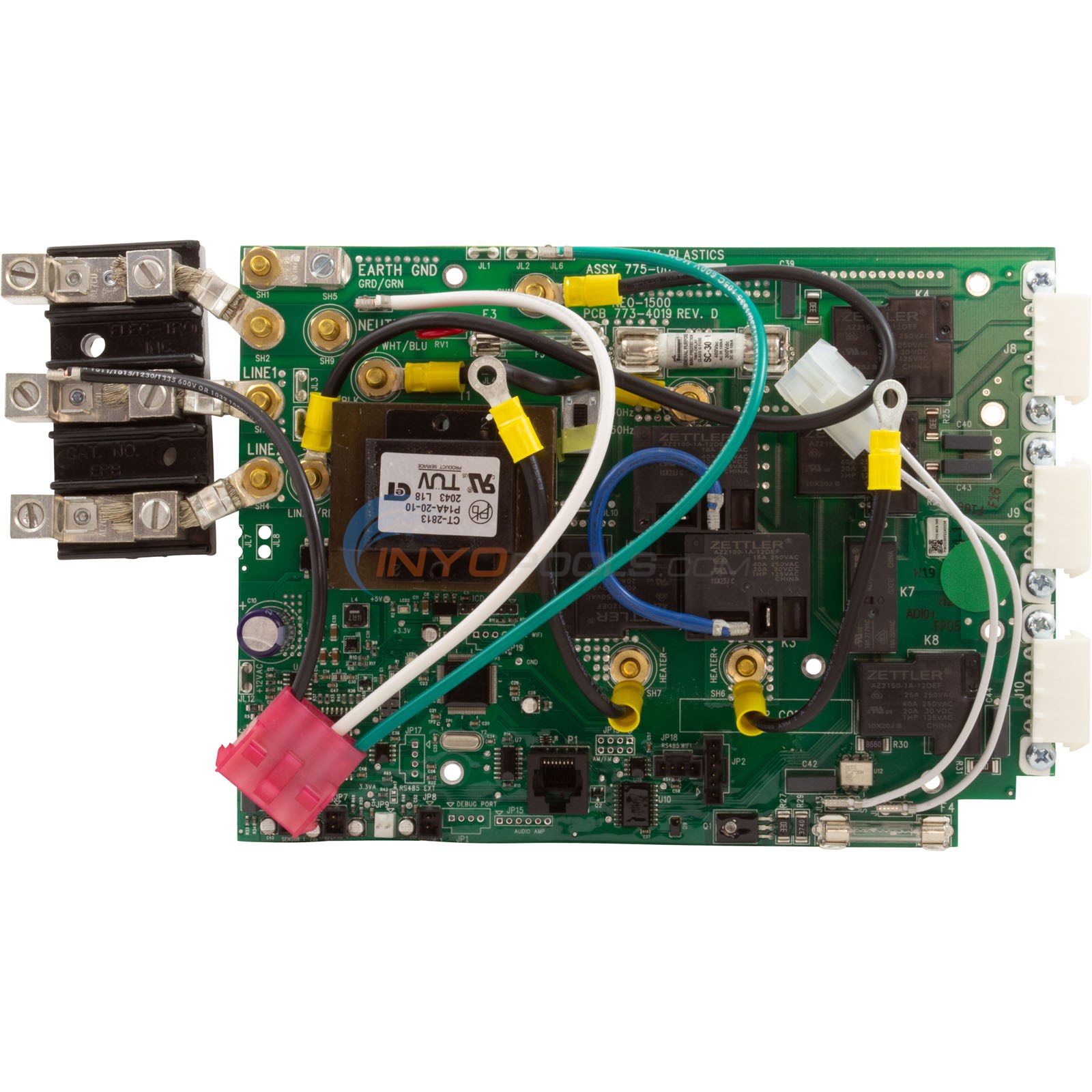 Waterway PCB, NEO 1500, Controller Board Assy, REV D - INYOPools.com