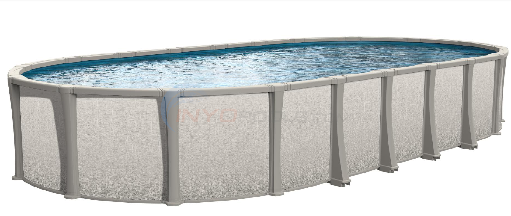 Wilbar 15' x 30' x 54" Oval Sharkline Matrix - INYOPools.com