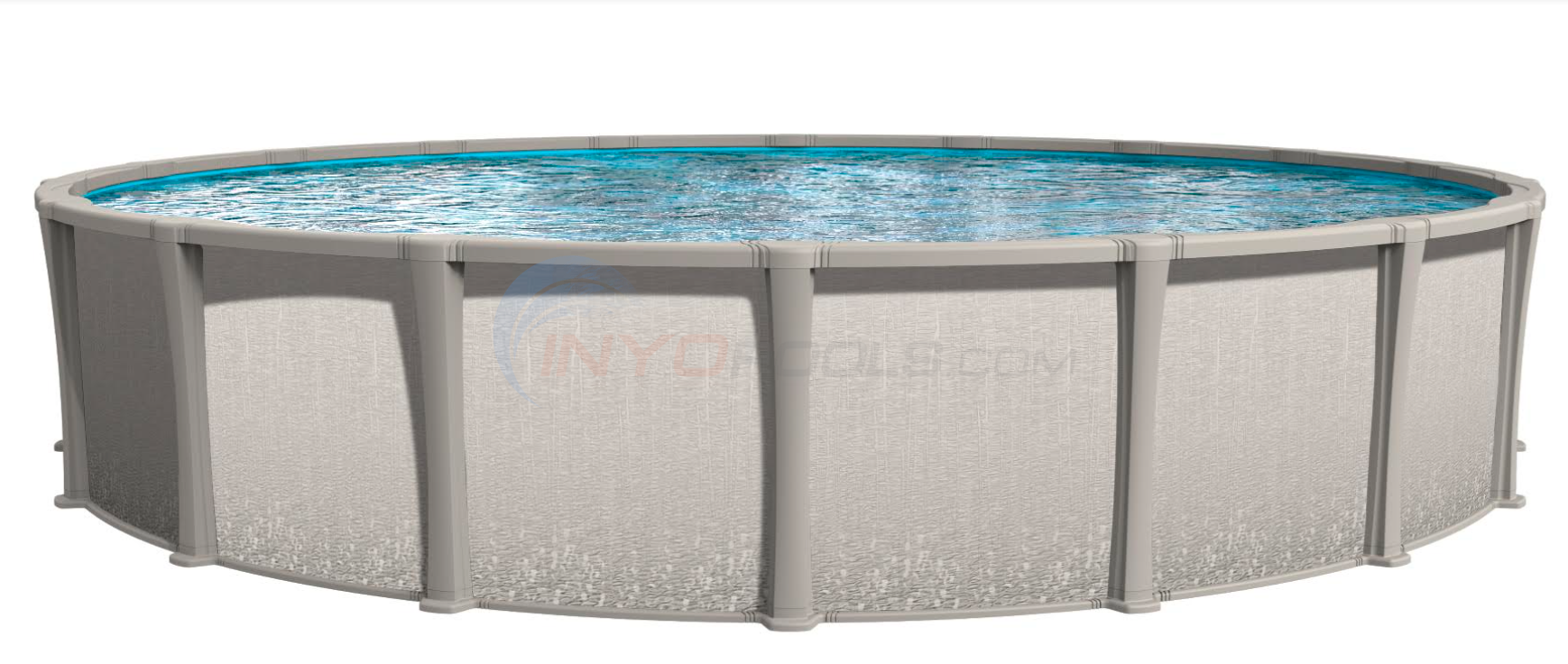 Wilbar 18' x 54" Round Sharkline Matrix Pool - WLBPMAT1854 - INYOPools.com