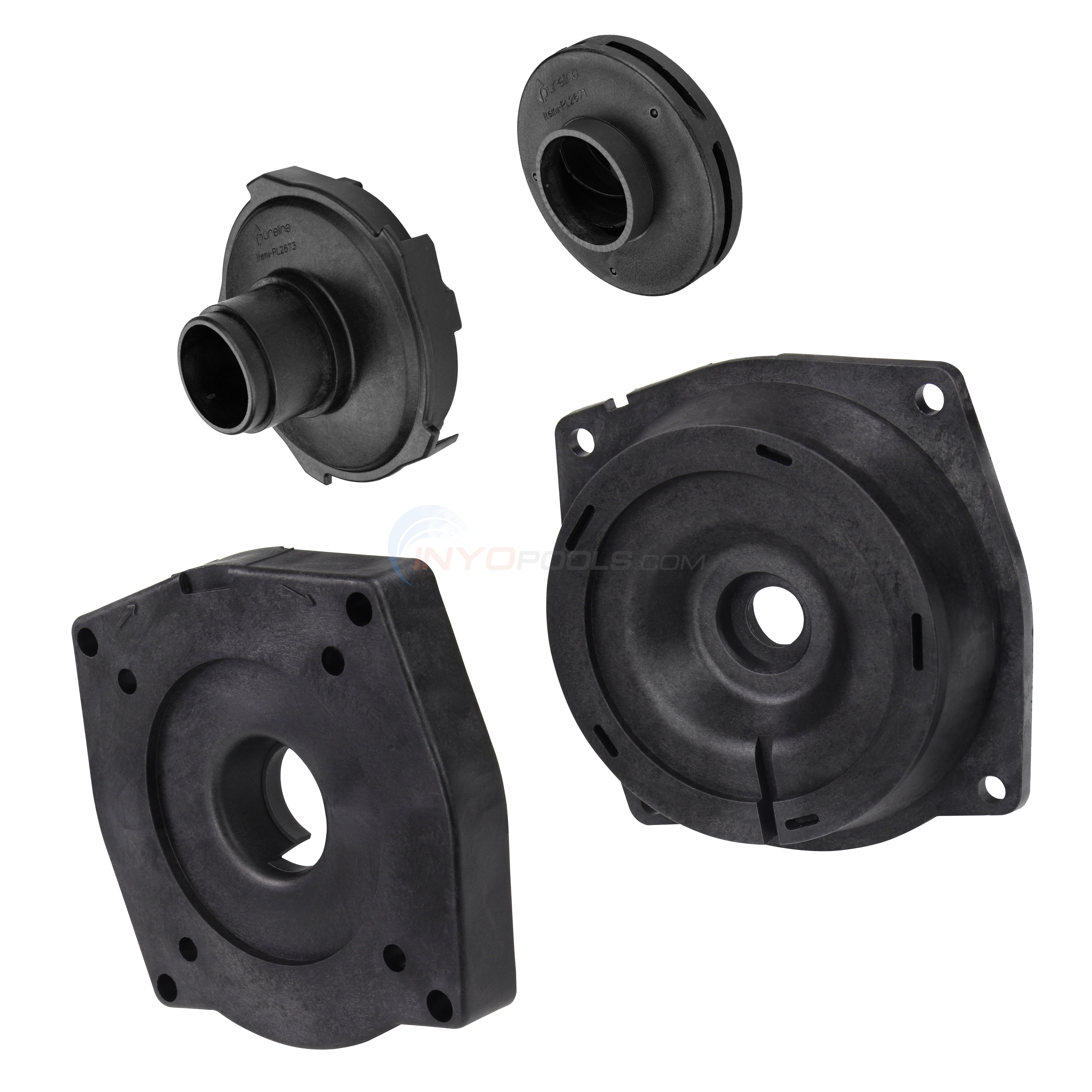 Pureline Motor Rebuild Kit for 1.5 HP Super Pump Model SP2610X15 ...