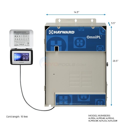 Hayward OmniPL Smart Pool and Spa Control with 4-Relays, Salt Ready ...
