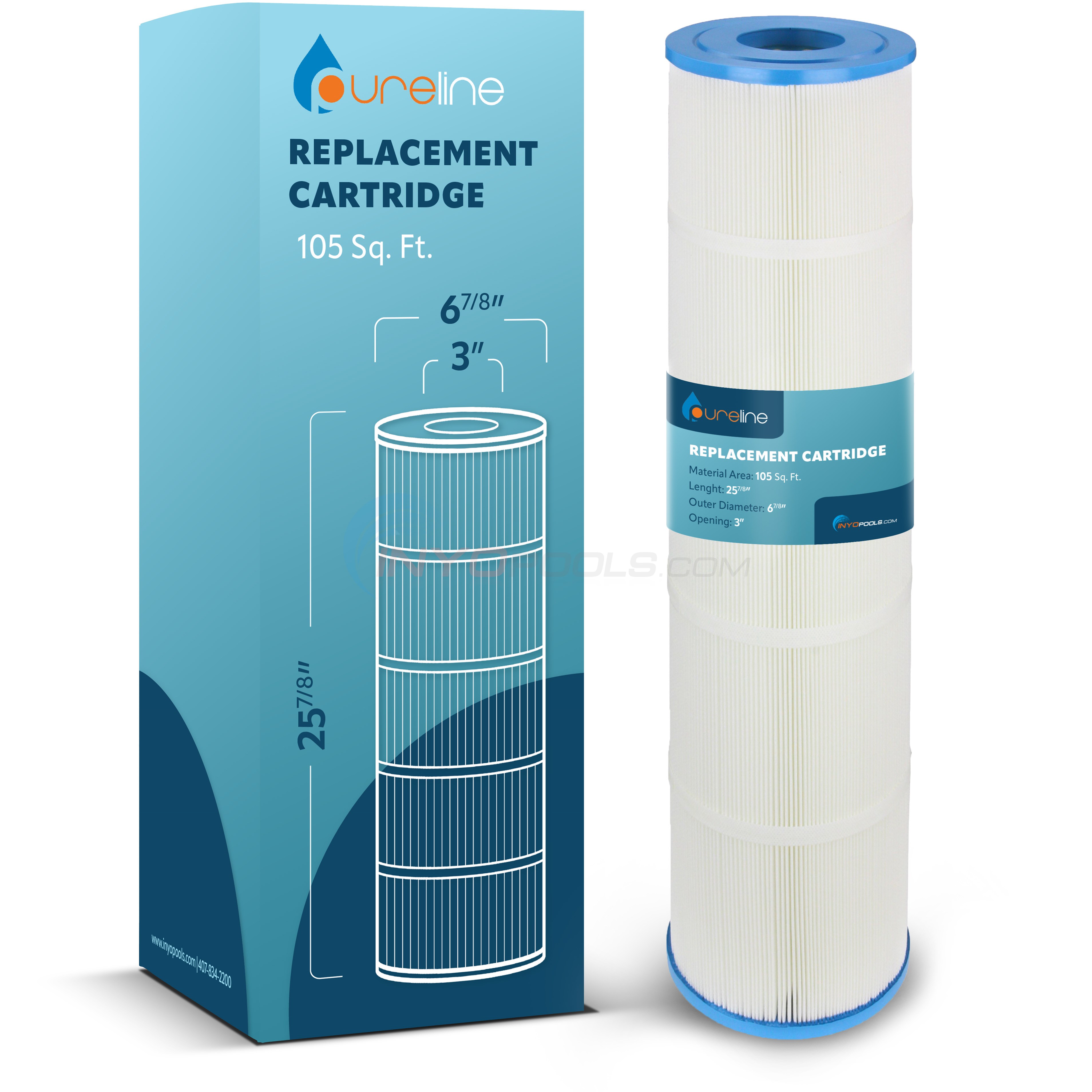 Pureline CCP420 Replacement Cartridge Compatible with Pentair® Clean ...