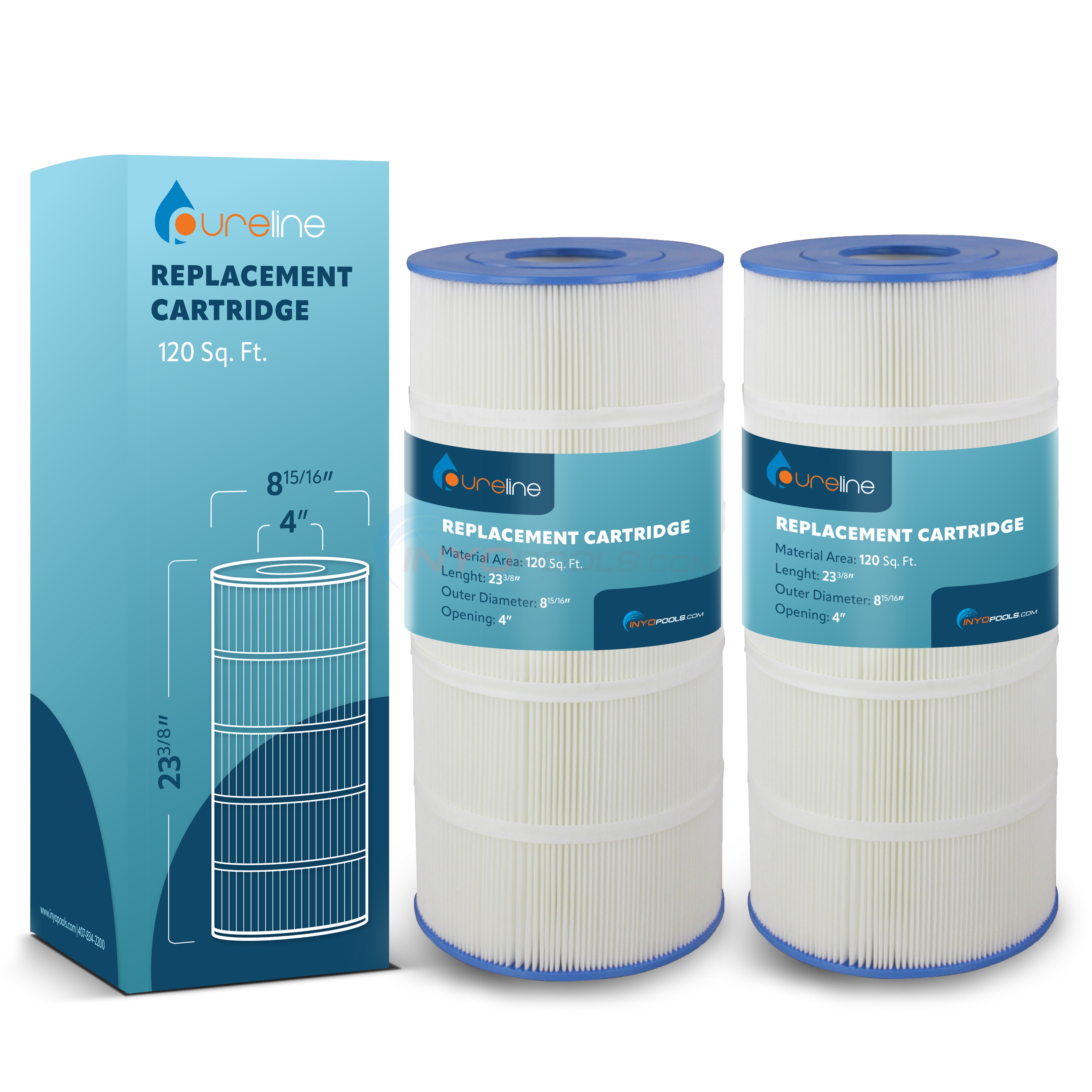 Pureline C-1200 CX1200RE Replacement Cartridge for Hayward® Star Clear ...