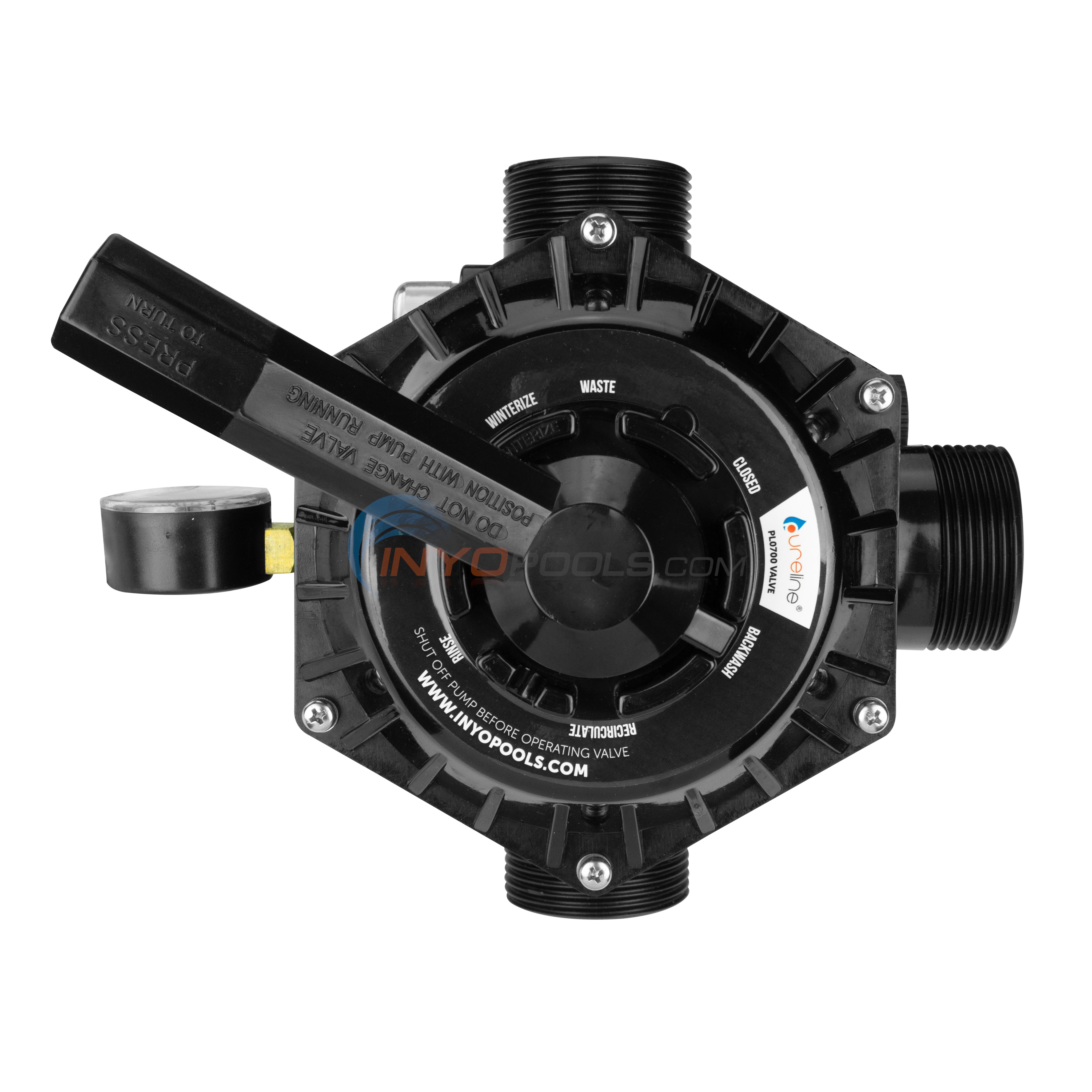 262506 (261130) Top Mount Valve for Select Pentair Sand Filters, Clamp ...