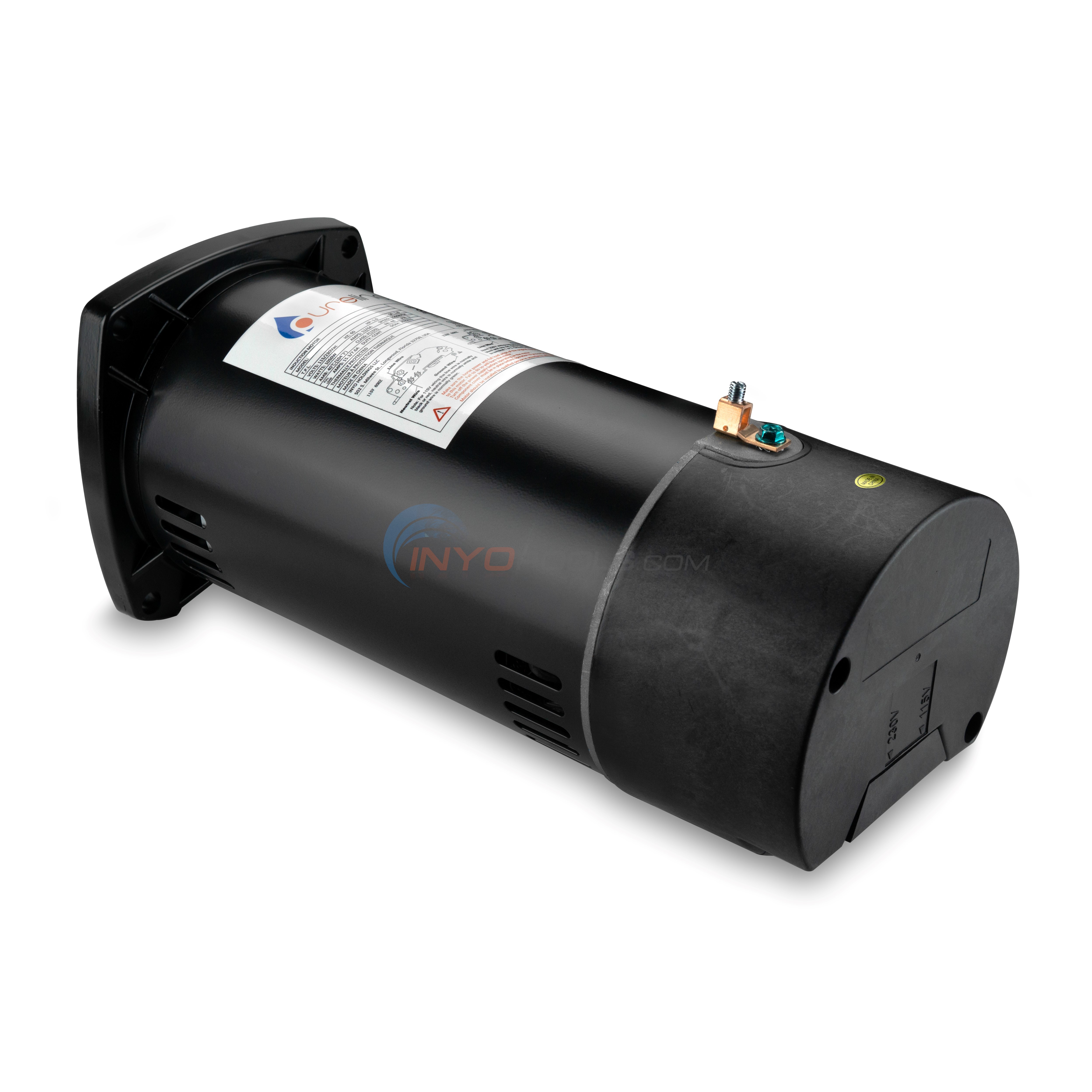 Pureline 1 HP Pool Motor Square Flange 48Y, Replaces USQ1102, PureLine ...