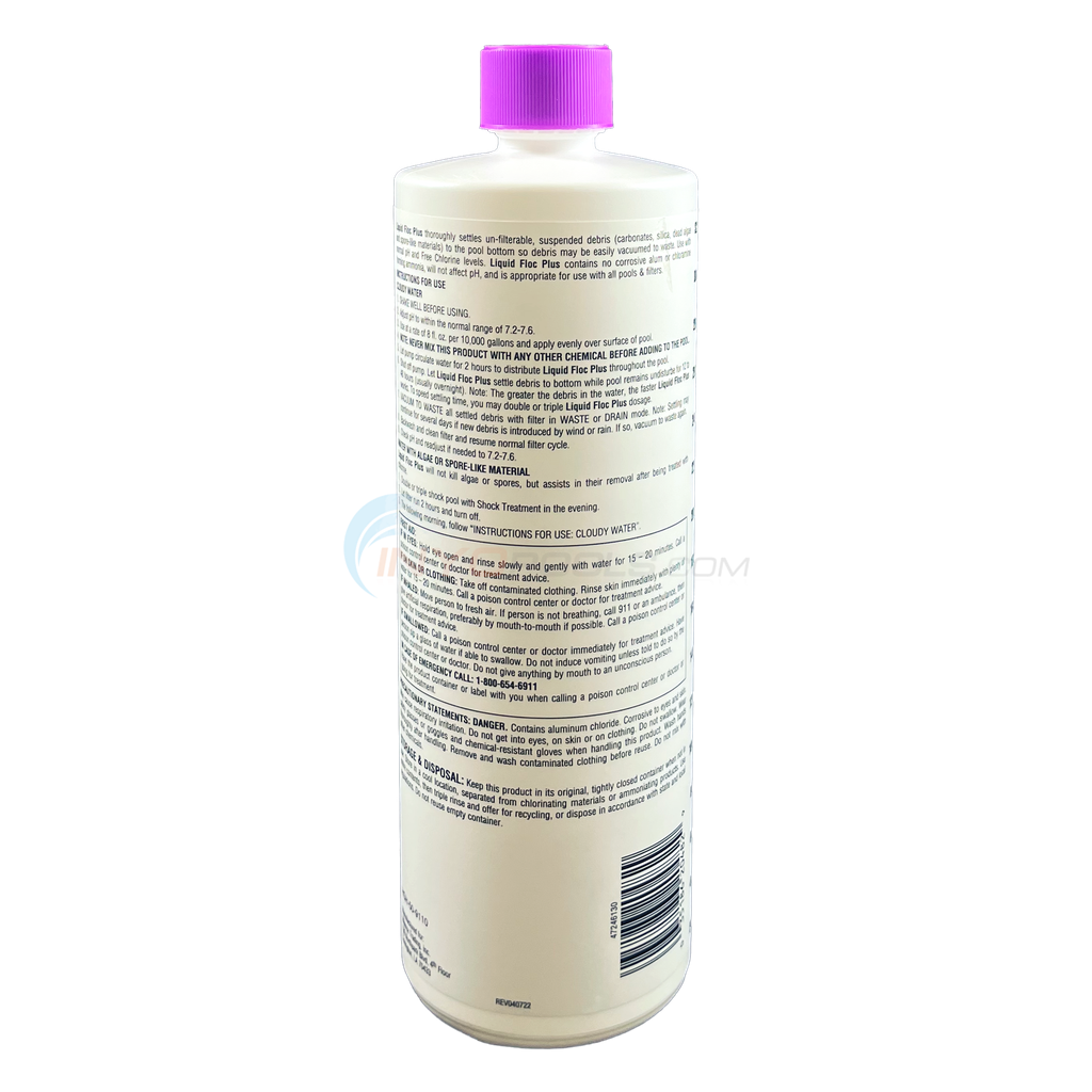 Pool Season Liquid Floc Plus (1-Quart) - HGH-50-9110 - INYOPools.com
